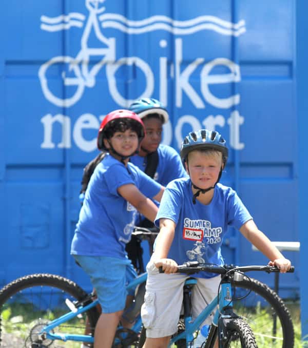 The Story of the Big Blue Bike Barn – Bike Newport